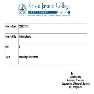 securing the scene of crime in forensic science.pptx
