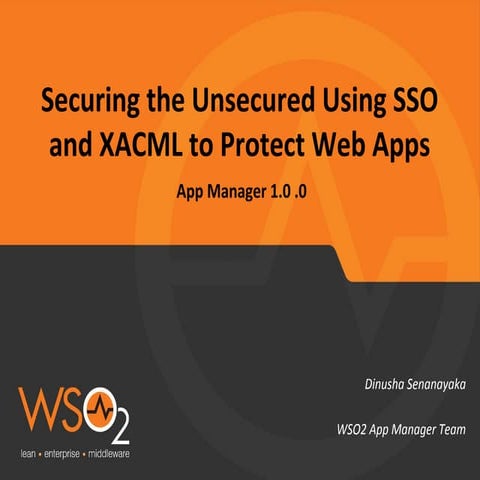 WSO2Con 2025 - Building Secure Customer Experience Apps | PPTX