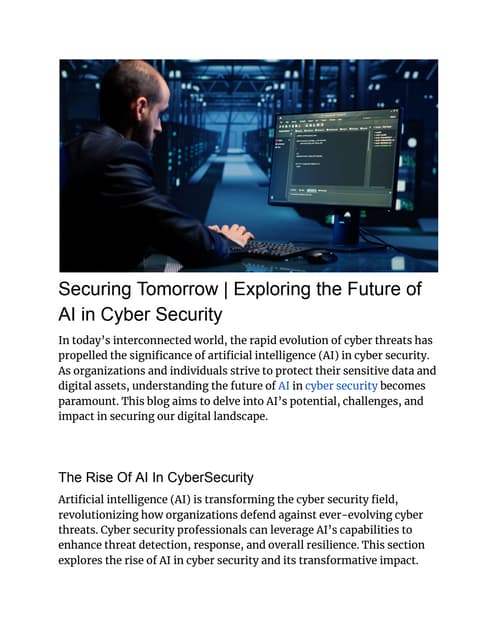 AI IN DEFENCE.pptx | Technology Industry | Industries