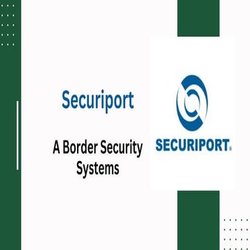 Securiport - A Border Security Systems | PDF