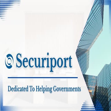 Securiport - Dedicated To Helping Governments | PDF