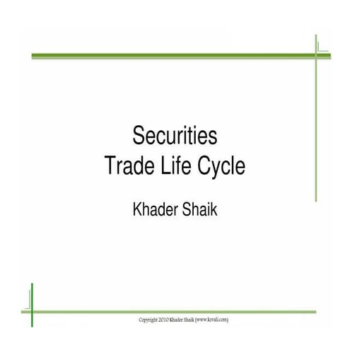 Investment Banking Operations - Trade life cycle.pptx