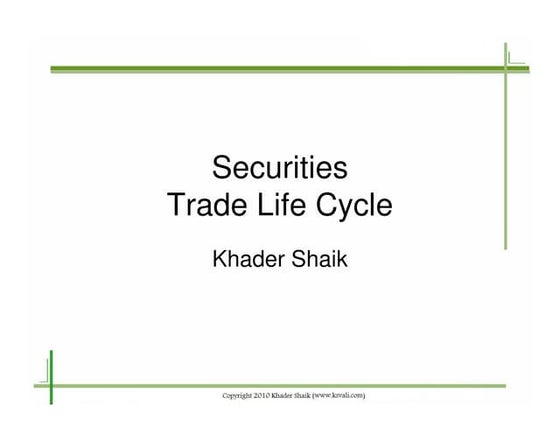 Investment Banking Operations - Trade life cycle.pptx