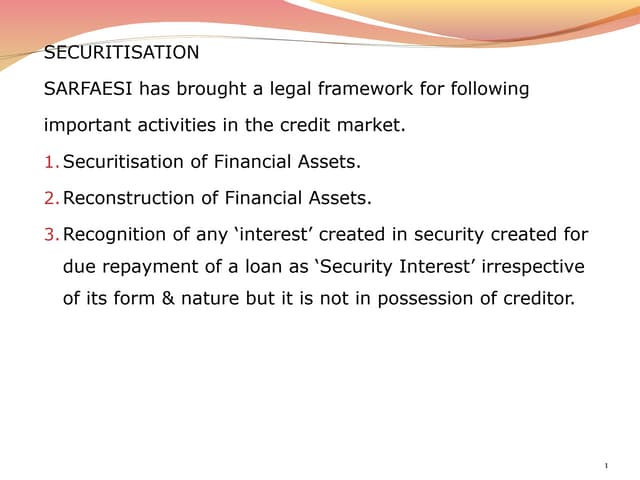 Securitization | PPT