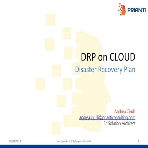 Security drp on cloud | PPTX