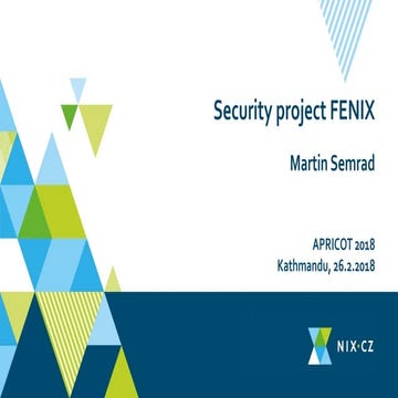 Security Project FENIX | PPT