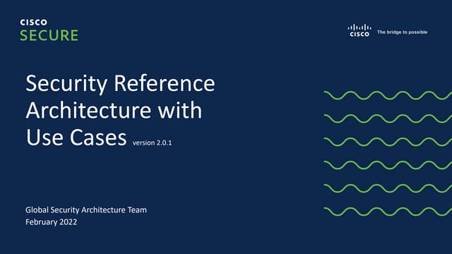 Security Reference Architecture Pdf