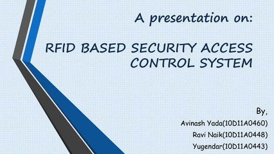 Rfid Based Attendance System Using Arduino 1 Ppt