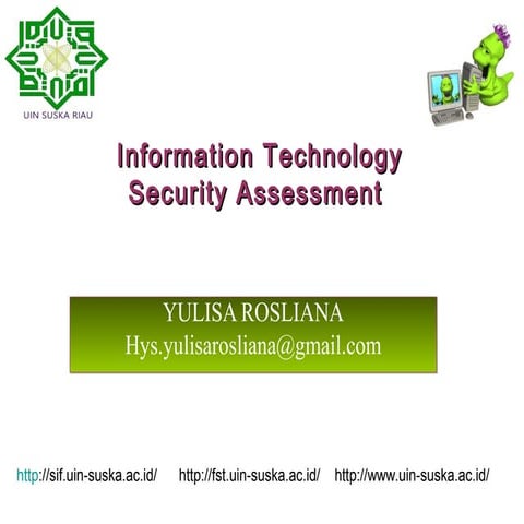 Security analysis | PPT | Information and Network Security | Computing