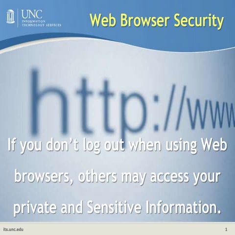 Security Awareness 9 10 09 V4 Web Browser | PPTX | Computing ...