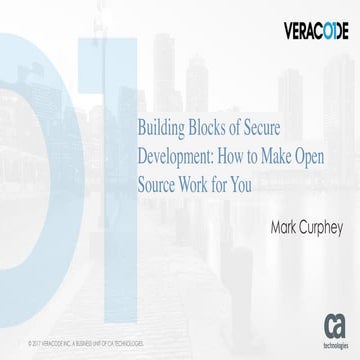 Building Blocks Of Secure Development How To Make Open Source Work For 