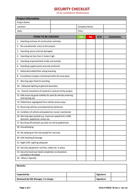 HSE INDUCTION Form # HSEQ - HSEI Rev 2 -.doc