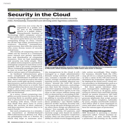 Security cloud computing | PDF