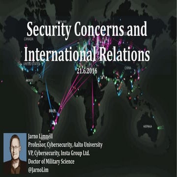Security Concerns and International Relations | PDF