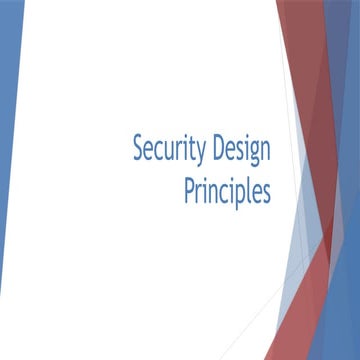 Security Design Principles of Information Security.pptx