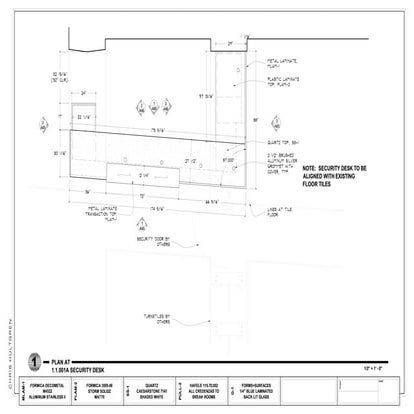 Security desk drawing | PPT