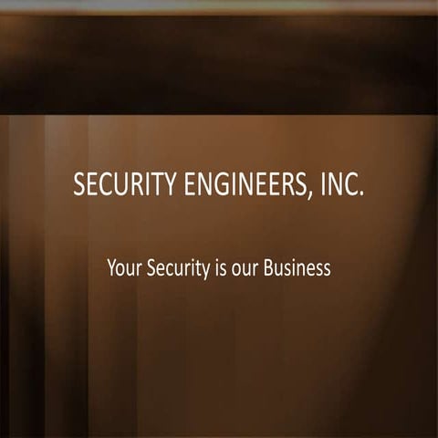 Security Engineers, Inc Test | PPTX