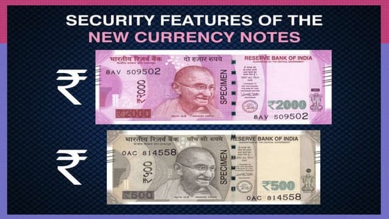 Security features of currency note | PPTX