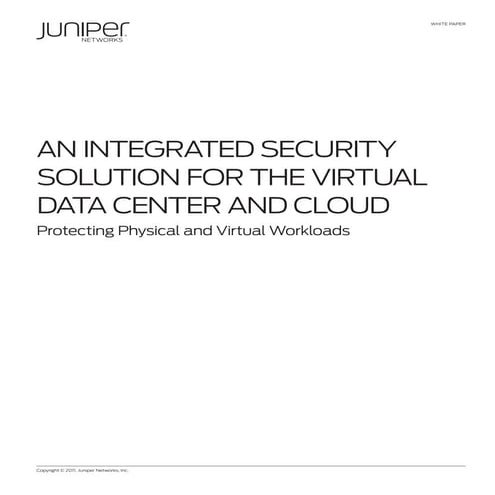 Juniper Networks Security For Cloud Pdf