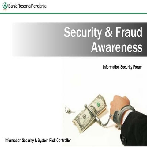 Security & Fraud Awareness | PPT