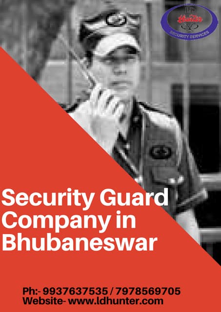 Security guard company in bhubaneswar | PDF