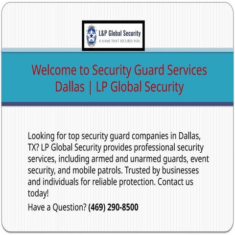 Security Guard Services Dallas LP Global Security ppt.pptx