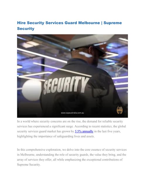 security guard uniform | Budget Uniforms | PPT