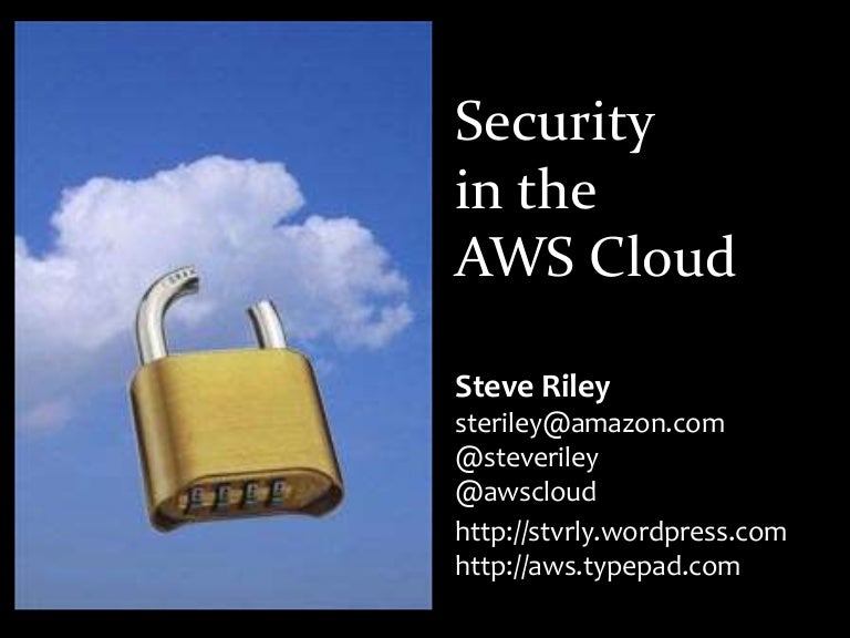 Cloud Security with Amazon Web Services