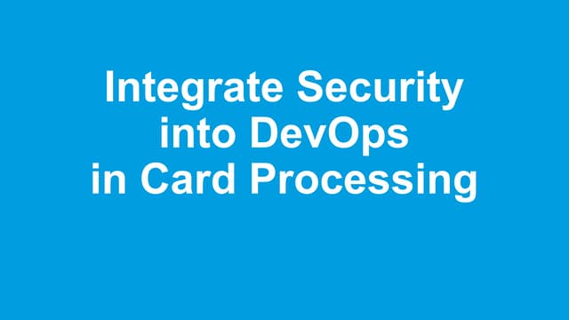 Integrate Security into DevOps - SecDevOps | PPT Integrate Security into DevOps - SecDevOps | PPT