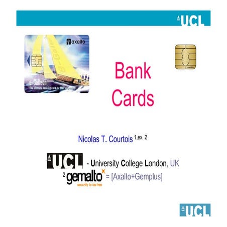 Security of bank cards | PDF