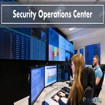 Security Operations Center | PDF
