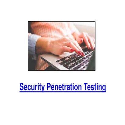 Security Penetration Testing | PPTX