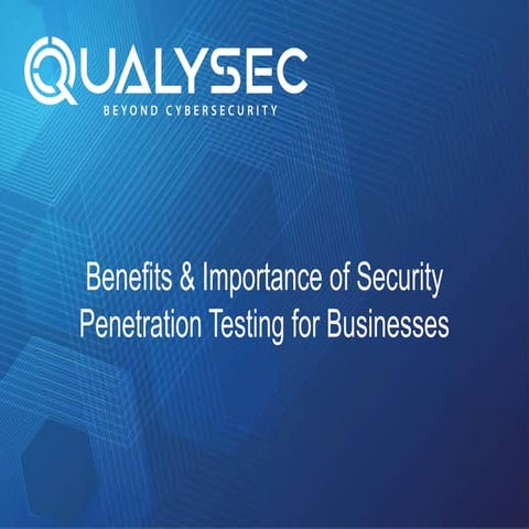 QualySec's Website Security Penetration Testing Services in USA | PDF