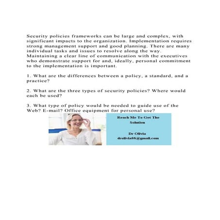 Security policies frameworks can be large and complex, with sign.docx