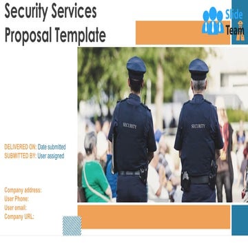 Security Services Proposal Template PowerPoint Presentation Slides | PDF