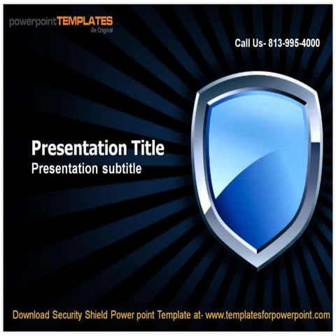 Download Security Shield Powerpoint Template | PPT