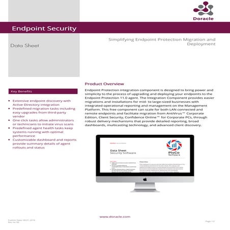 Security Software Datasheet Template | PDF | Operating Systems | Computer Software and Applications