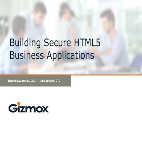 Security strategies for html5 enterprise mobile apps | PPTX | Computer Software and Applications ...