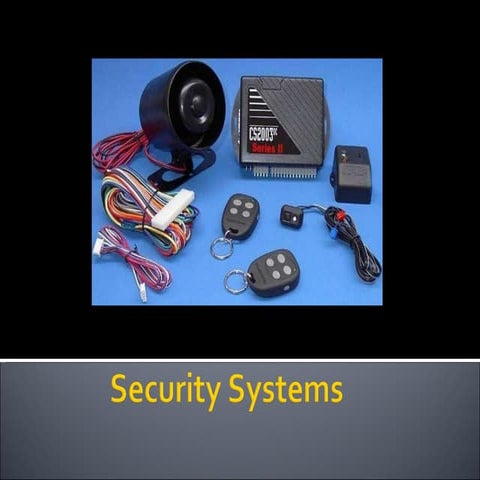 Introduction to Security Systems | PPT