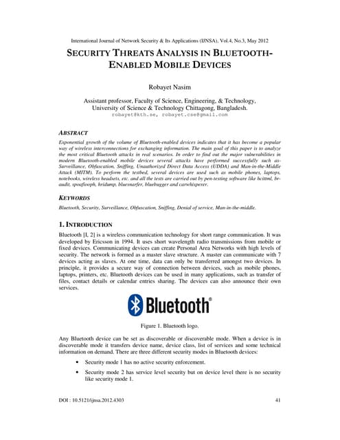 Bluetooth Hacking | PPT