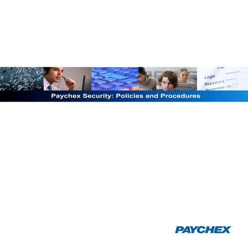 Security White Paper From Paychex | PDF