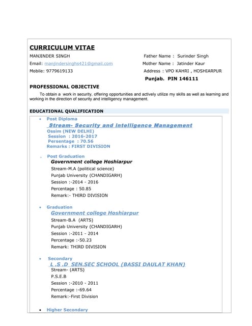 Curriculum Vita3 | DOCX | Islam | Religion & Spirituality