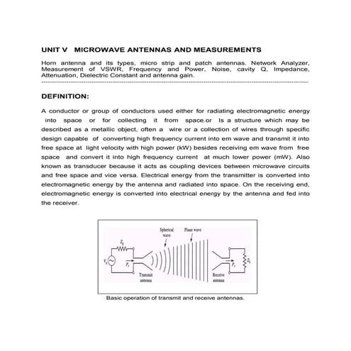 Microwave measurements in detail | PPTX