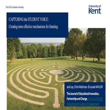 Capturing the student voice | PPTX