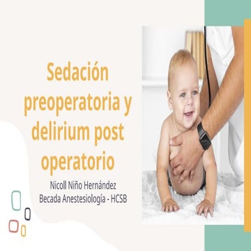 Ped Sedación preop y delirium post op.pptx