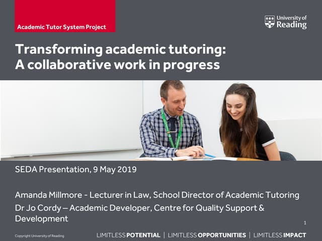 Transforming academic tutoring | PPT Transforming academic tutoring | PPT