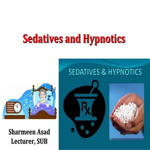 Sedative hypnotics | PPT