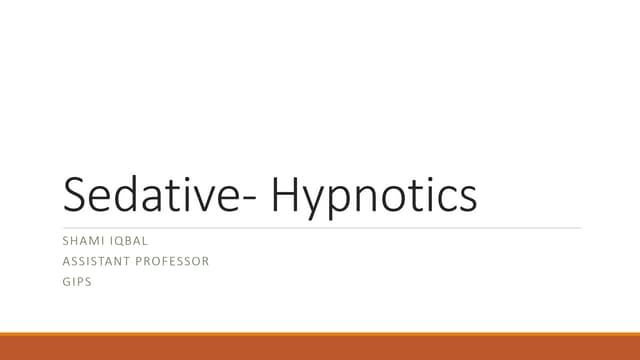 4 Hypnotics by Dr. Farjana.pdf........... | PDF