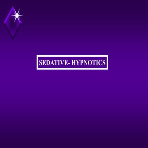Sedative- Hypnotics drugs for MBBS 2022.pptx