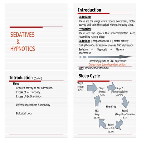 Sedatives and hypnotics | PPT
